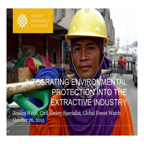 Integrating Environmental Protection into the Extractive Industry | PDF