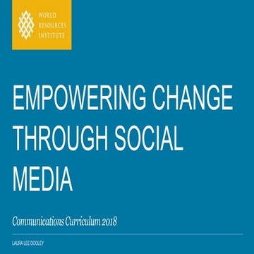 Empowering Change Through Social Media | PPTX
