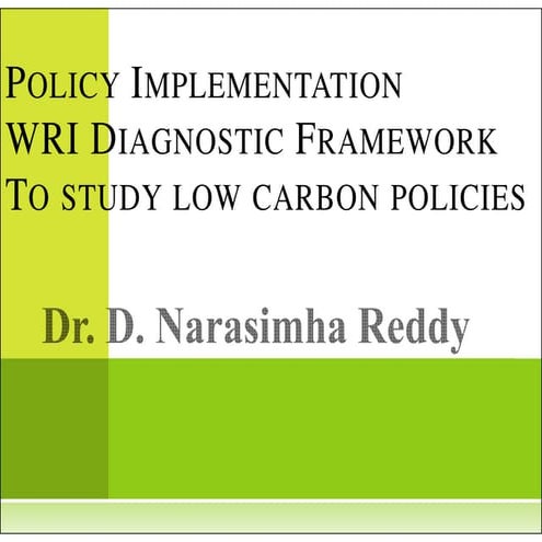 Policy Diagnostic Framework | PPT
