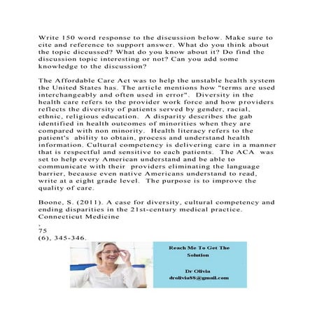 Write 150 word response to the discussion below. Make sure to cite a.docx