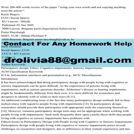 Write 300-400 words review of the paper using your own words and n.pdf