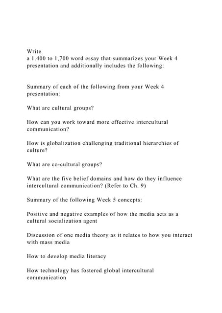 Write 1,050- to 1,400-word paper with the following sectionsA.docx ...
