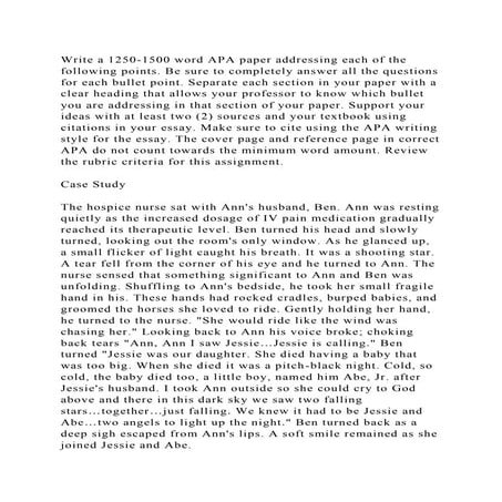 Write a 1250-1500 word APA paper addressing each of the following po.docx