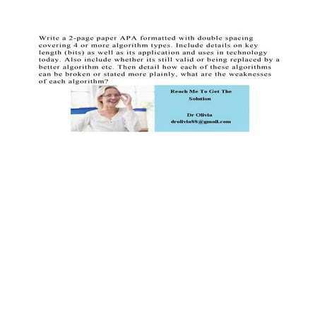 Write a 2-page paper APA formatted with double spacing covering 4 or.docx