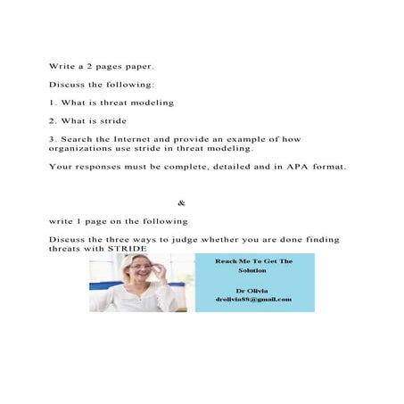 Write a 2 pages paper.Discuss the following1. What is t | DOCX