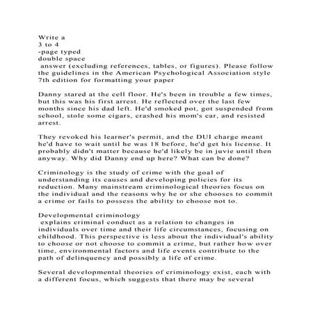 Write A 3 To 4 Page Typed Double Space Answer Excluding Ref Docx