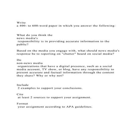 Write a 400- to 600-word paper in which you answer the followi.docx