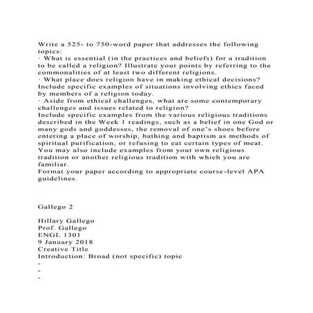 Write a 525- to 750-word paper that addresses the following topics.docx ...