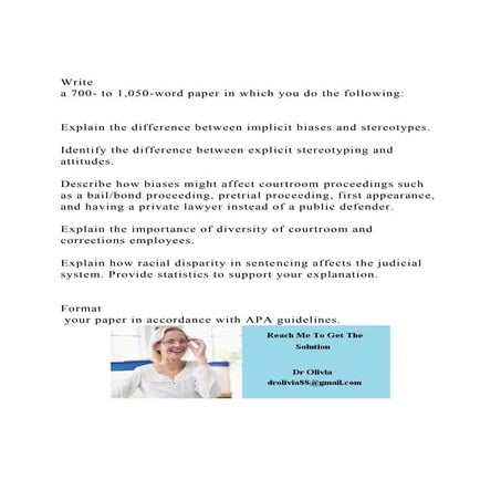 Write a 700- to 1,050-word paper in which you do the following.docx