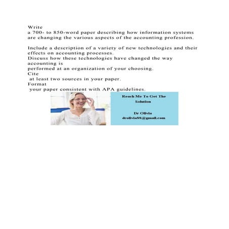 Write a 700- to 850-word paper describing how information systems .docx