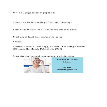 Write a 7 page research paper onToward an Understanding of .docx