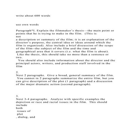 write about 600 words use own words ParagraphI. Explain t.docx