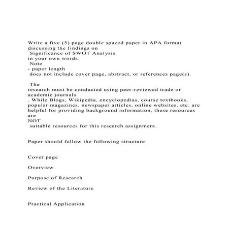 Write a five (5) page double spaced paper in APA format discus.docx