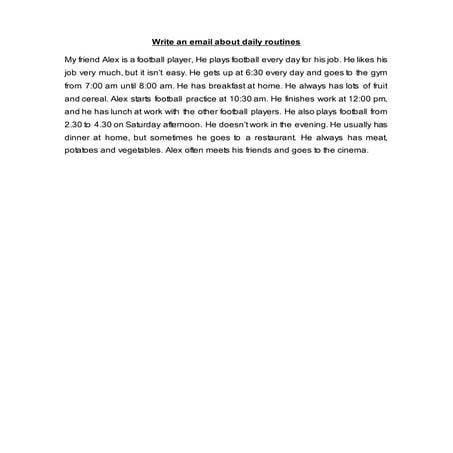 Write an email about daily routines.docx