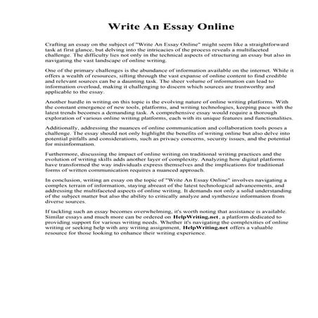 Write An Essay Online.pdf