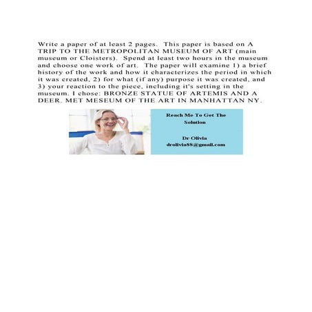 Write a paper of at least 2 pages. This paper is based on A TRIP .docx