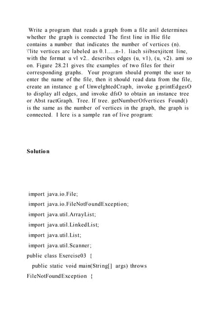 Write A Program That Reads A Graph From A File Anil Determines Whethedocx