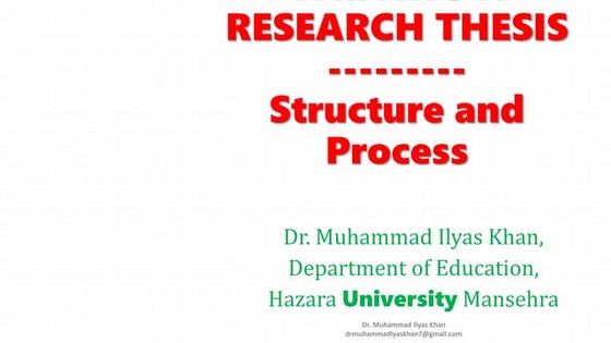 Writing research proposal general structure and content | PPTX ...