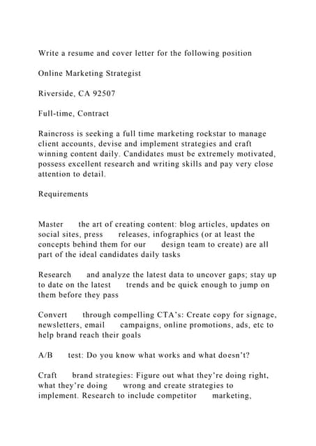 Write a response to the following prompt.Analyze the characteriz.docx