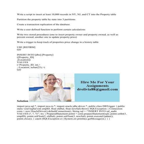 Write a script to insert at least 10-000 records in NY- NJ- and CT int.docx