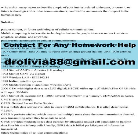 write a short essay report to describe a topic of your interest rela.pdf