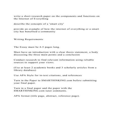 write a short research paper on the components and functions on th.docx