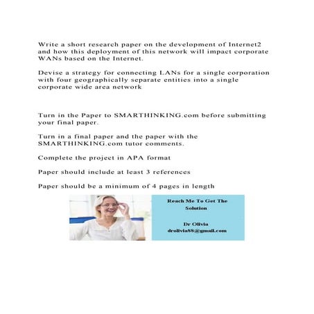 Write a short research paper on the development of Internet2 and h.docx