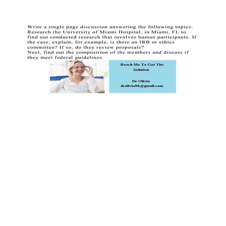 Write a single page discussion answering the following topicsRese.docx