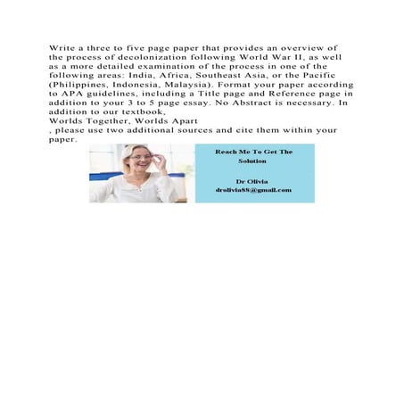 Write a three to five page paper that provides an overview of the pr.docx