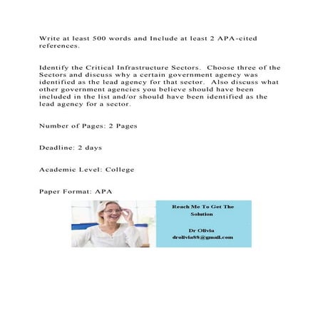 Write at least 500 words and Include at least 2 APA-cited references.docx