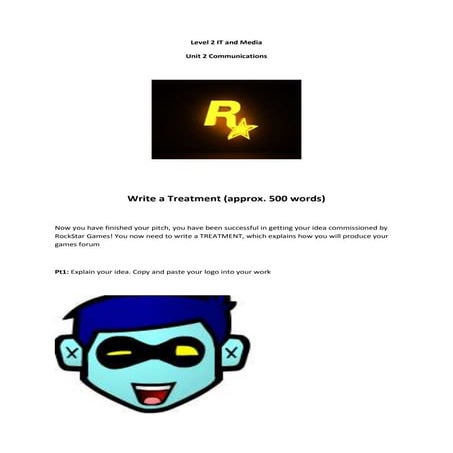 Ig2 task 1 work sheet | DOCX