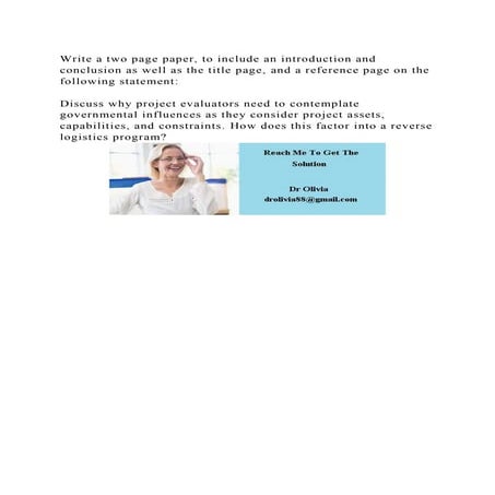 Write a two page paper, to include an introduction and conclusion as.docx