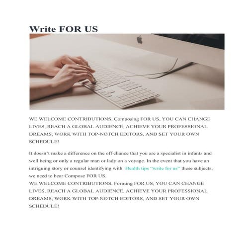 Write FOR US | PDF
