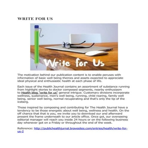 WRITE FOR US | PDF