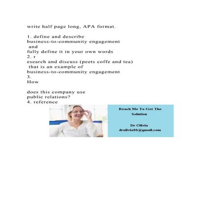 write half page long, APA format.1. define and describe busine.docx