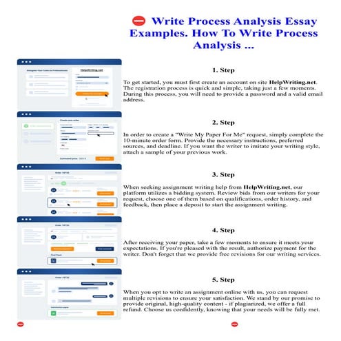 Write Process Analysis Essay Examples. How To Write Process Analysis | PDF