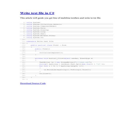 Write Text File In C Pdf 2954
