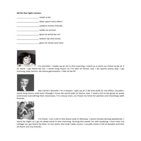 Daily Routines Speaking Cards | DOC