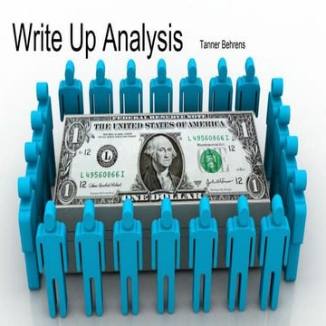 Write up analysis | PPT