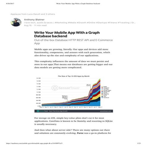 Write Your iOS App in Swift with a Graph Database | PDF