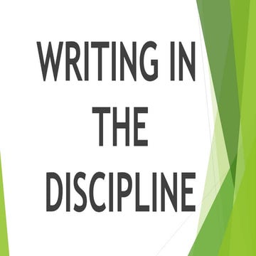 Writing | PPT