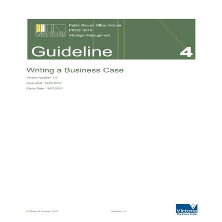 Writing a business case | PDF