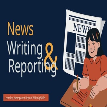 Elements of a Good News Story featuring Tips in News Presenting | PPTX