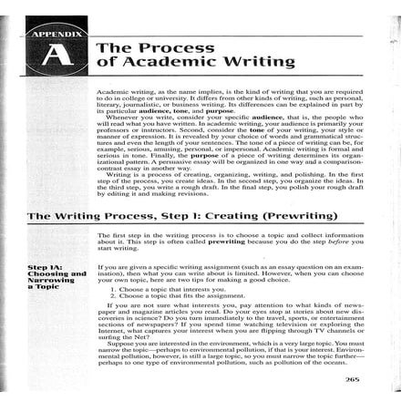 Writing academic-english-appendix a | PDF