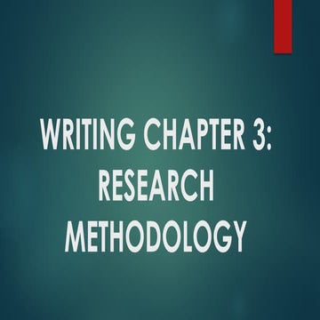 WRITING-CHAPTER-3.pptx for quantitative research | PPTX