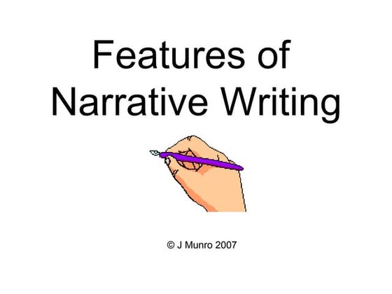 The Narrative Writing Pack | PPT