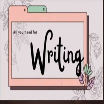 Writing | PPT