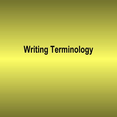 Literary Terms Group 5 | PPT