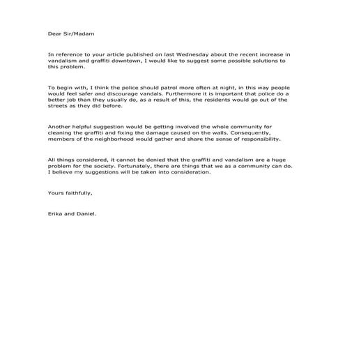 Making suggestions | DOCX