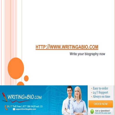Writing a Bio | PPT